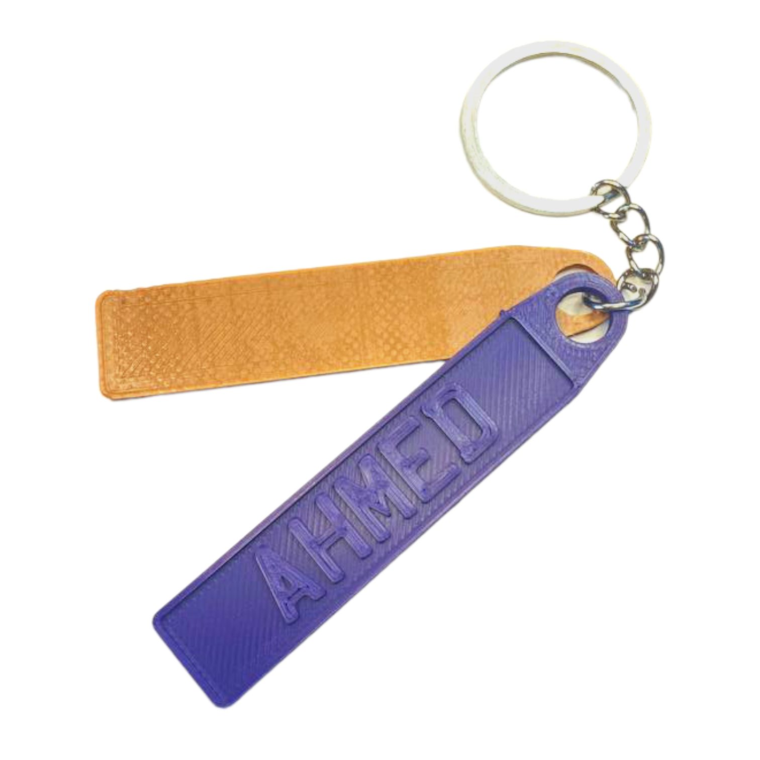 Customized Key Chain with Name and Message - PRINT IN